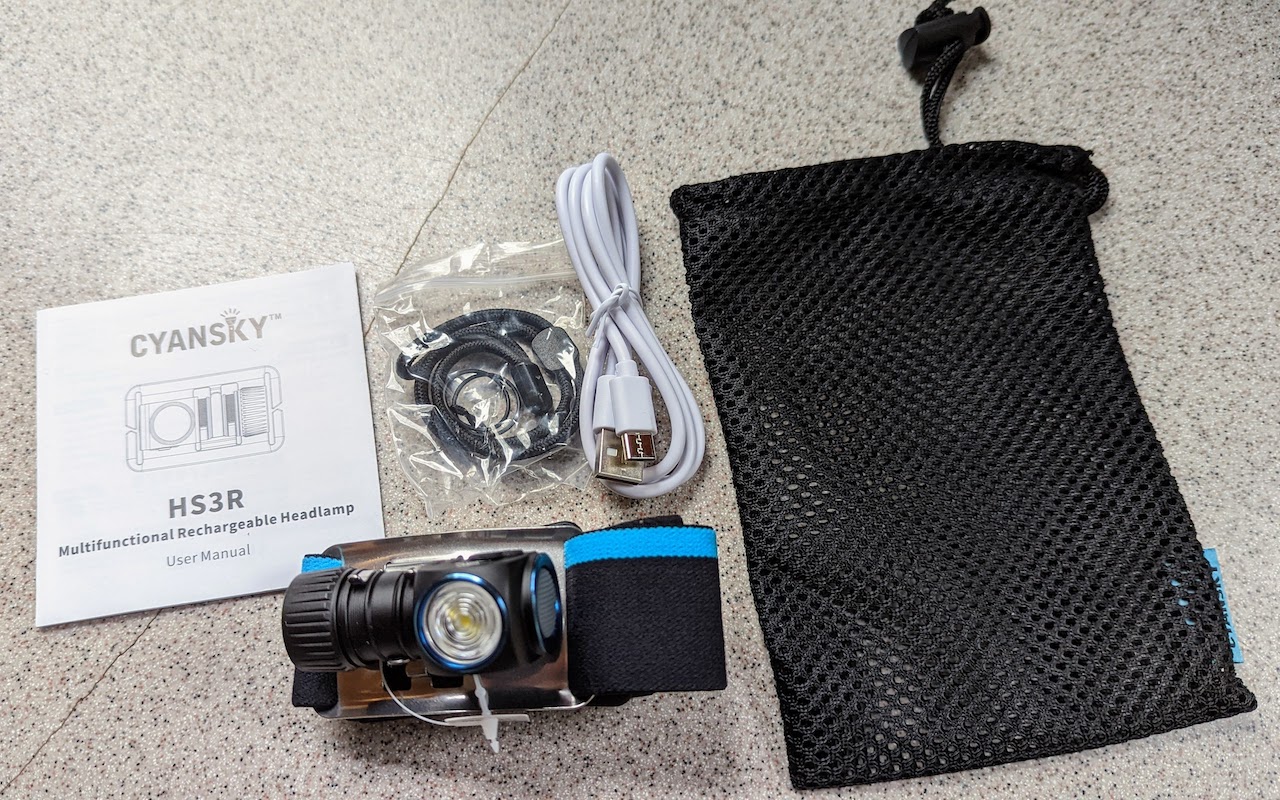 Cyansky HS3R mini headlamp review - Light and powerful, in a package ...
