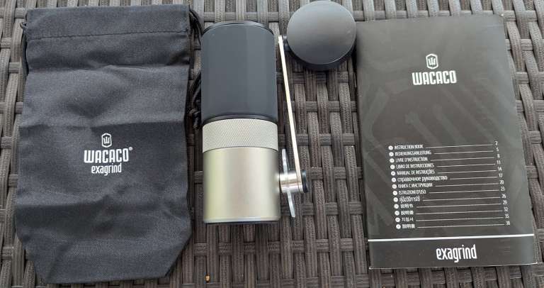 Wacaco Exagram timer / scale and Wacaco Exagrind hand coffee grinder ...