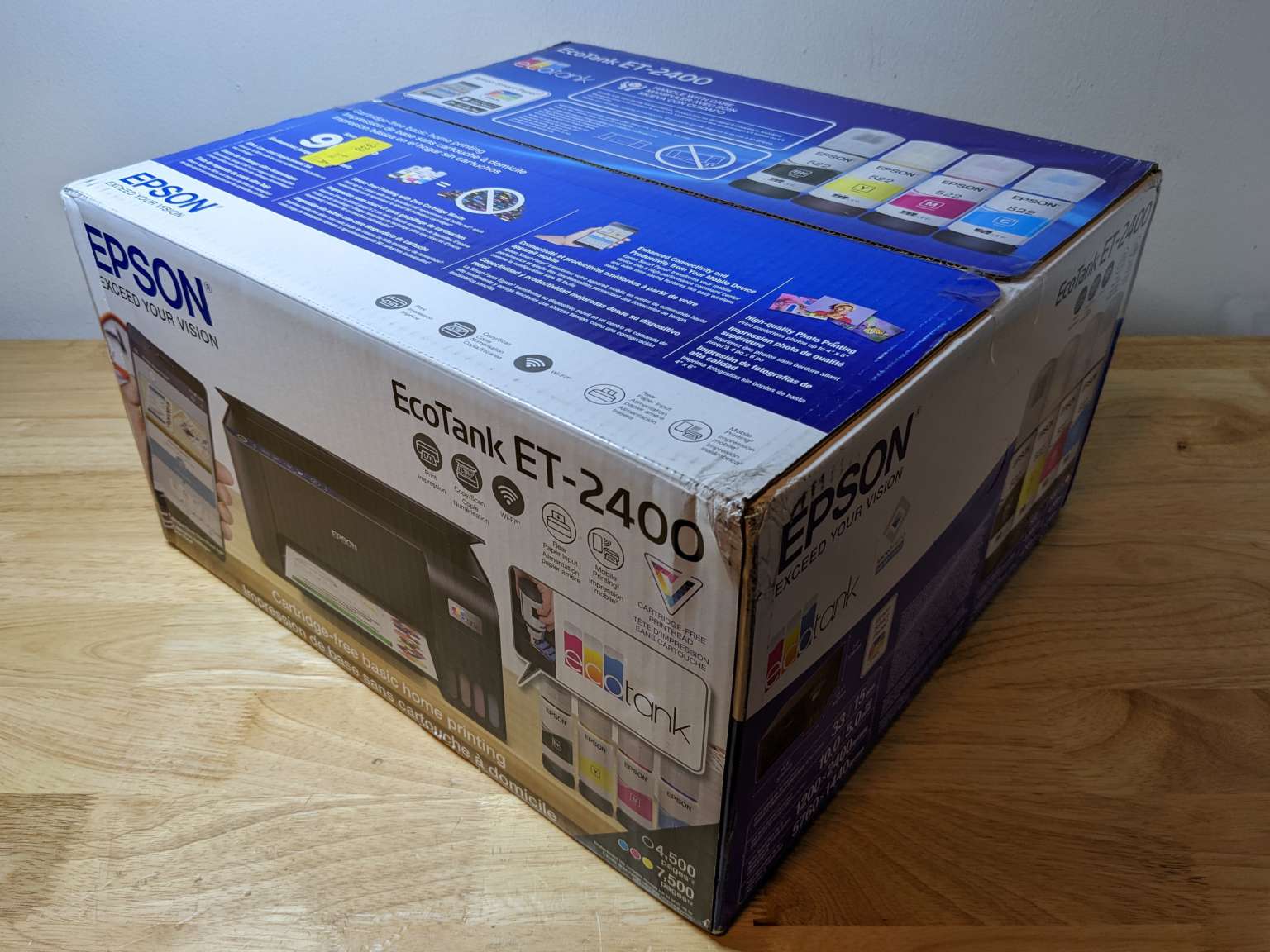 Epson EcoTank ET-2400 Wireless Color Supertank Printer review - Never ...