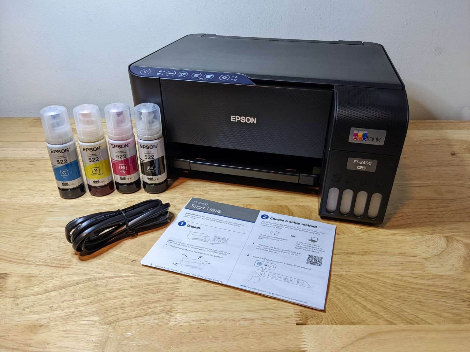 Epson EcoTank ET-2400 Wireless Color Supertank Printer review - Never ...
