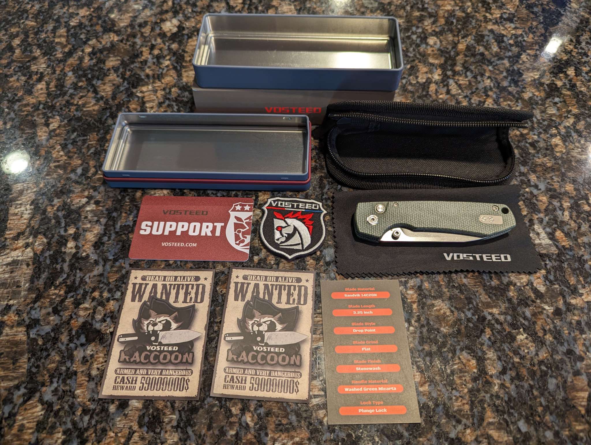 Vosteed Raccoon folding knife review - pocket sized guardian - The ...