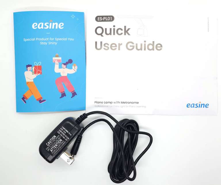 EASINE piano lamp with metronome review - shining the light and ...