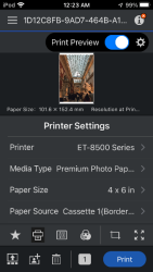 Epson EcoTank Photo ET-8500 Wireless Color All-in-One Supertank Printer ...