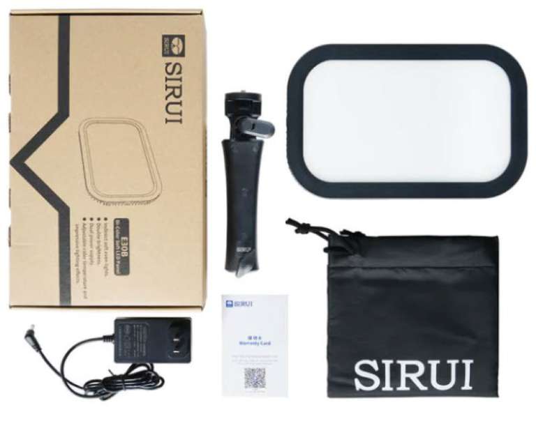 Sirui Ultra Slim LED Video Panel Light E30B review - The Gadgeteer
