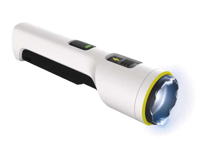 This flashlight doubles as a stun gun for self-defense! - The Gadgeteer