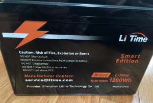 LiTime (aka Ampere Time) 12-Volt 100Amp-hour LiFePO4 battery review ...