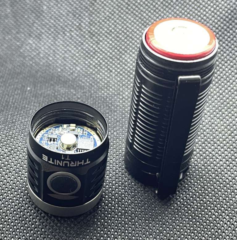 Thrunite T1 rechargeable 1500 lumen pocket flashlight review - Beefy ...