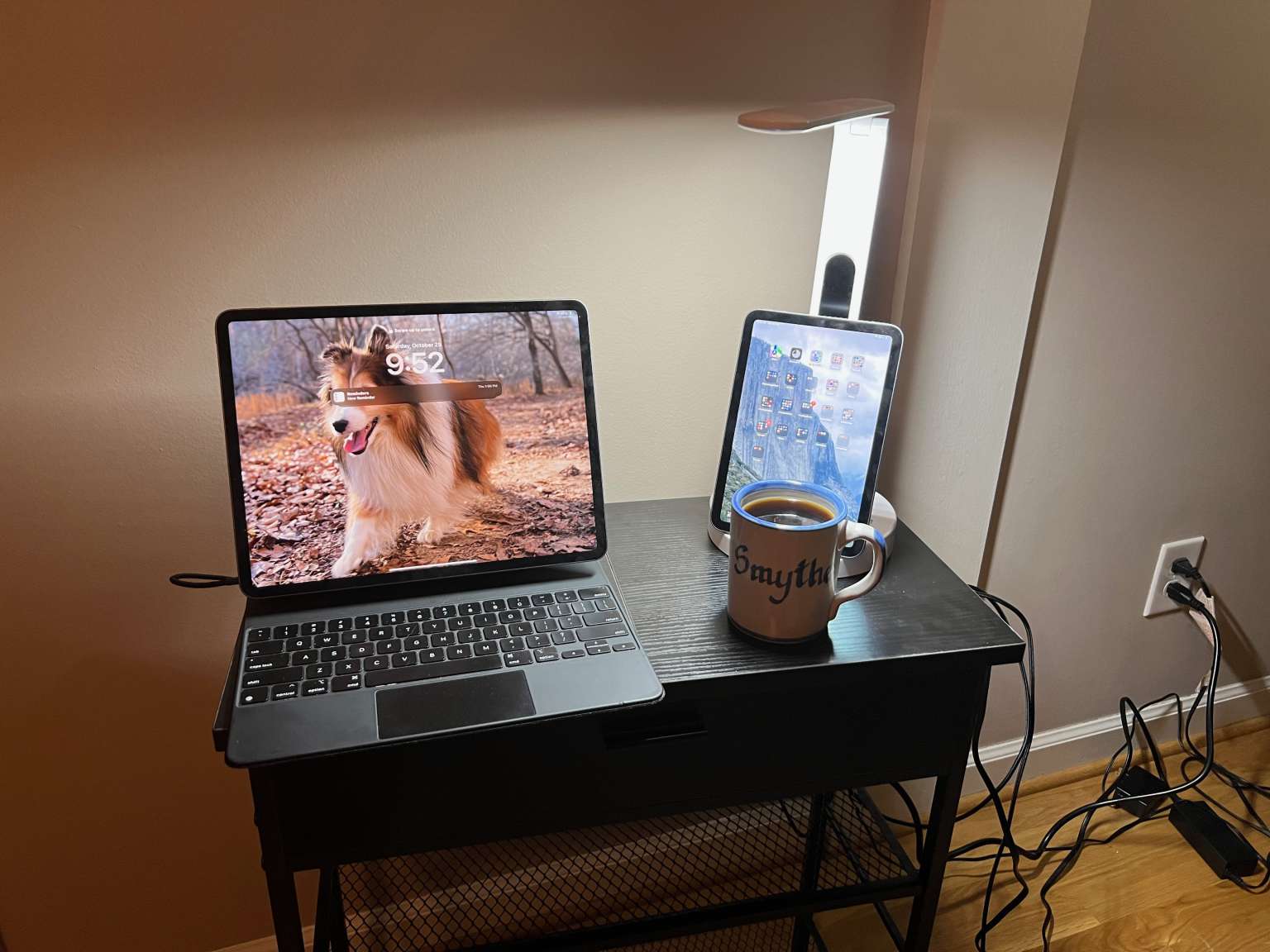 Wasagun powered end table review - organized power and storage - The ...