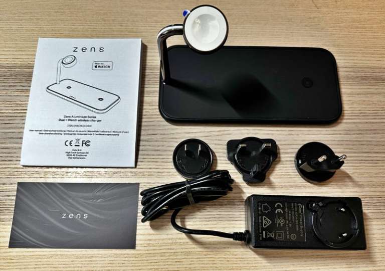 Zens Dual+Watch Aluminum Wireless Charger review - A near perfect ...