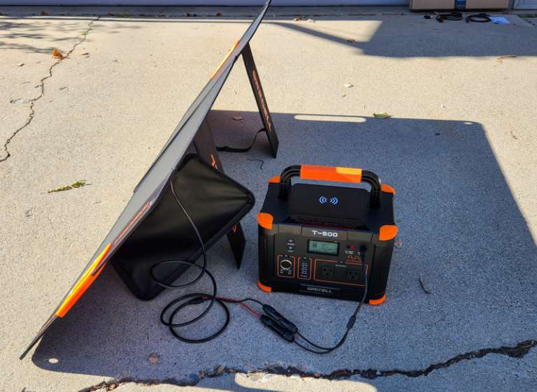 GRECELL 100W Portable Solar Panel review - great companion to a solar ...