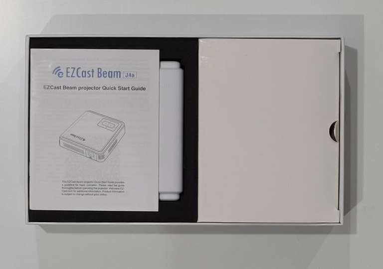 EZCast Beam J4A projector review - my mini module makes mega movies ...