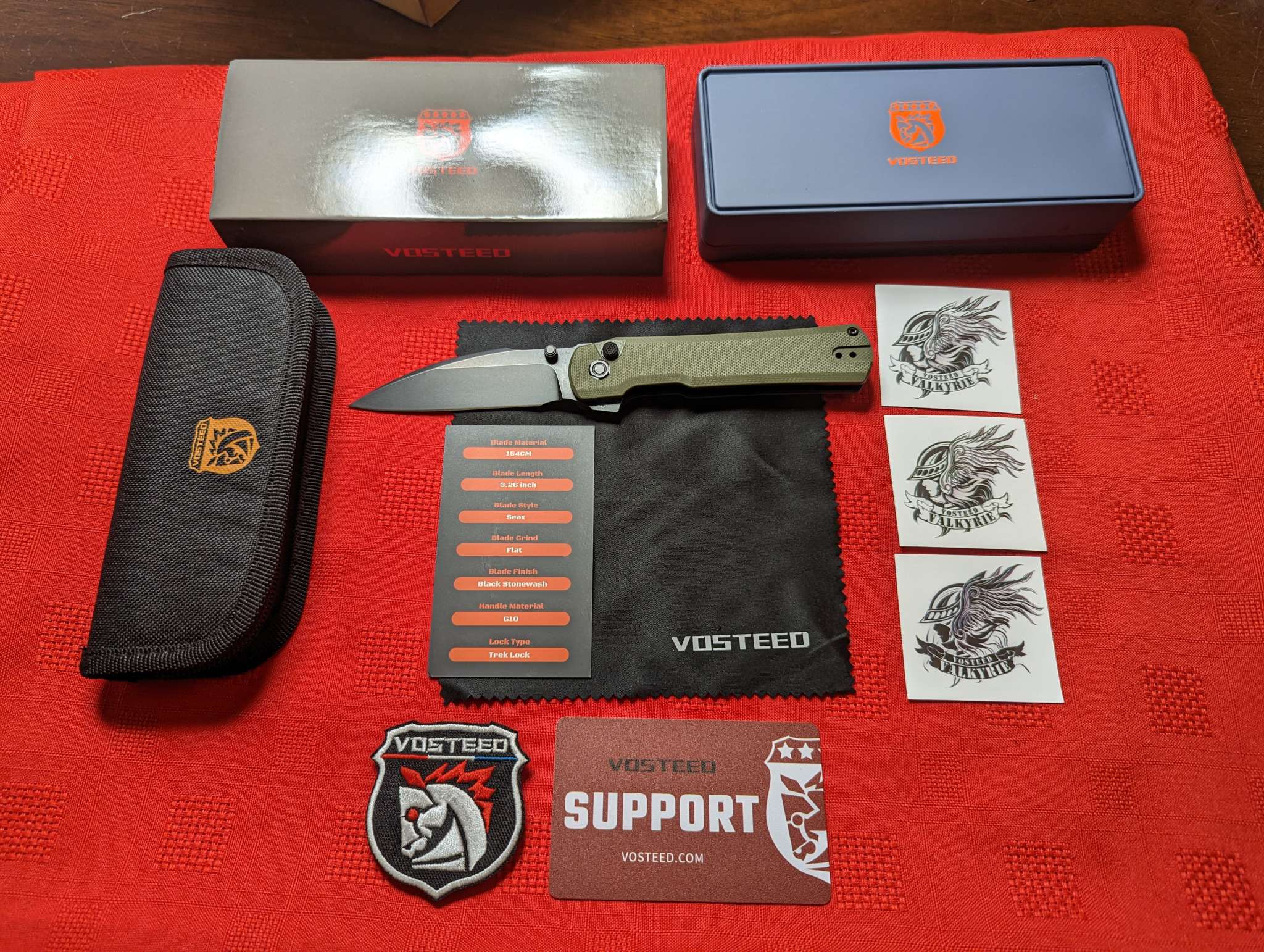 Vosteed Valkyrie folding knife review - high quality for less - The Gadgeteer
