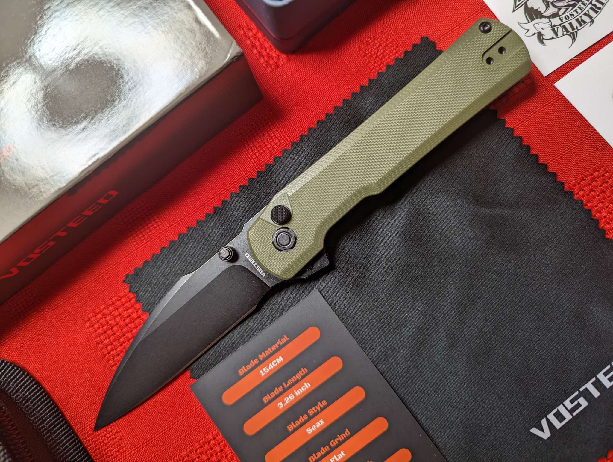 Vosteed Valkyrie folding knife review - high quality for less - The ...