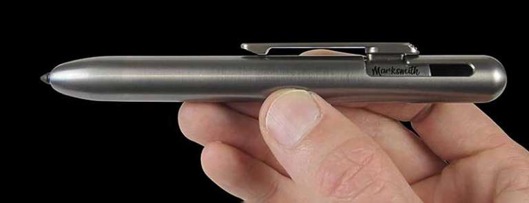 This bolt action permanent marker is refillable! - The Gadgeteer
