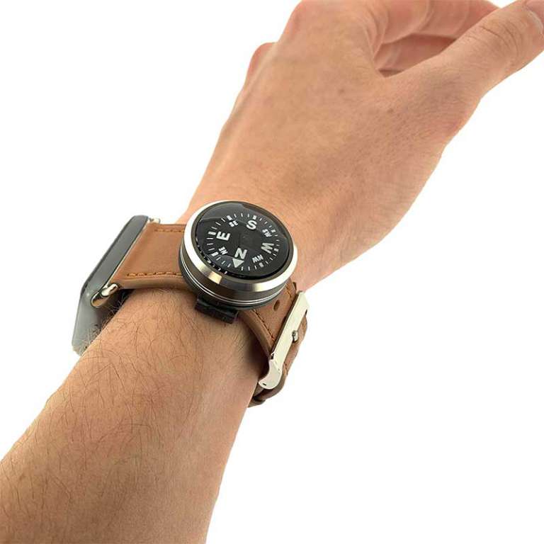 This watch band compass will make sure you don't get lost! - The Gadgeteer