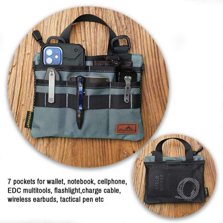 Organize and carry your favorite multi-tools and EDC gear in this pouch ...