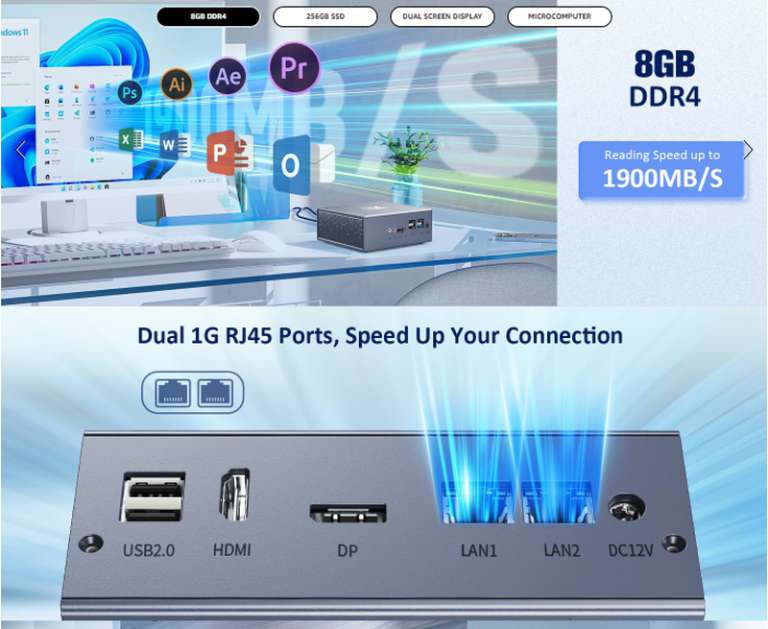 ACEMAGICIAN AD03 N95 Intel 12th Gen N95 Mini PC review - The Gadgeteer