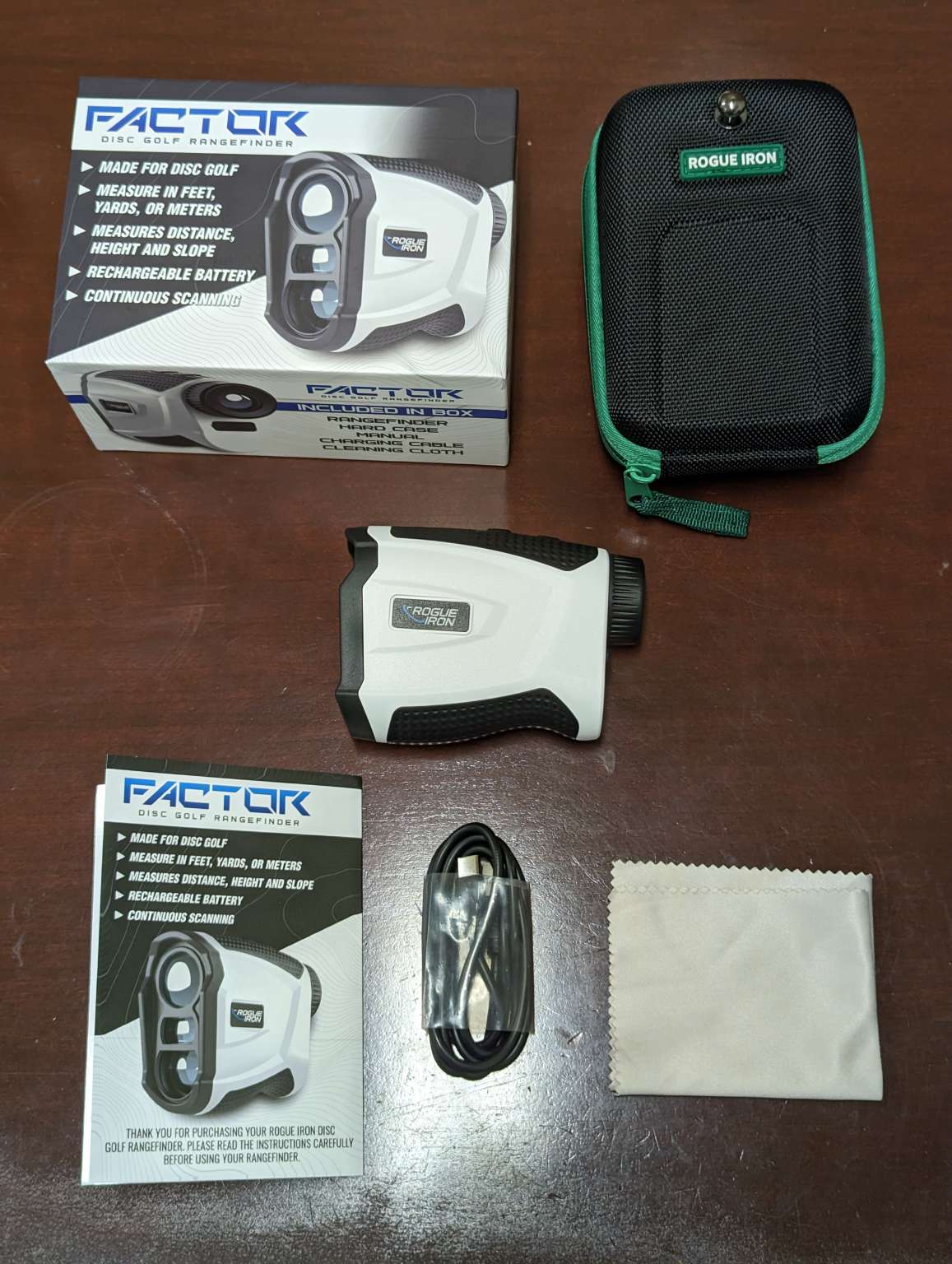 Rogue Iron Factor Disc Golf Rangefinder review - best rangefinder under ...