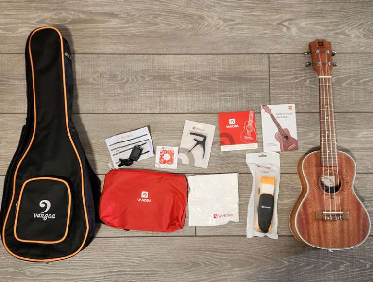Vangoa 23 inch mahogany concert ukulele bundle (VU403) review ...