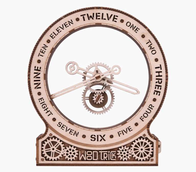 Who wants a unique desk clock? I "wood"! - The Gadgeteer