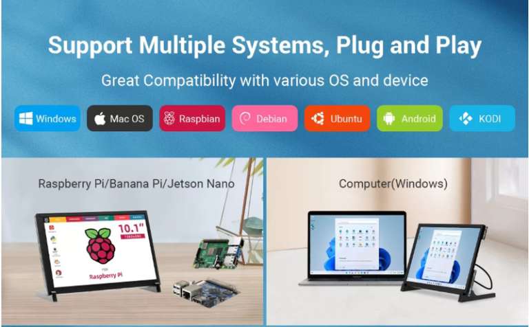 Elecrow Meteor Screen 10.1" IPS Capacitive Touch Screen with RGB Animated light review - The ...