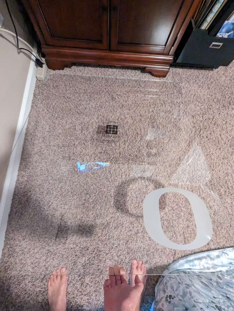 Vitrazza Collegiate Glass Chair Mat review - silky smooth seating - The ...