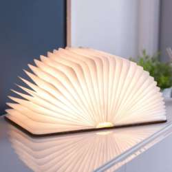 The Gingko Smart Book Light is a beautiful statement piece for your ...