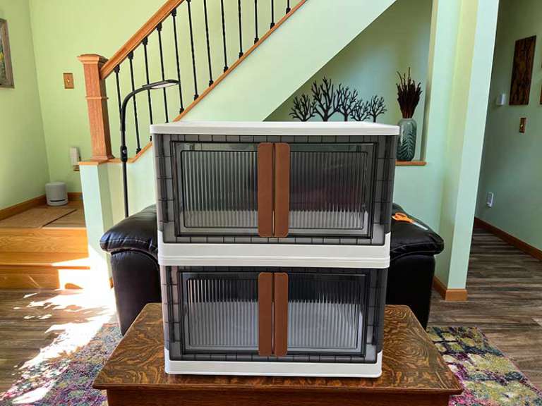 Haixin folding storage bins review - organizational super powers! - The ...