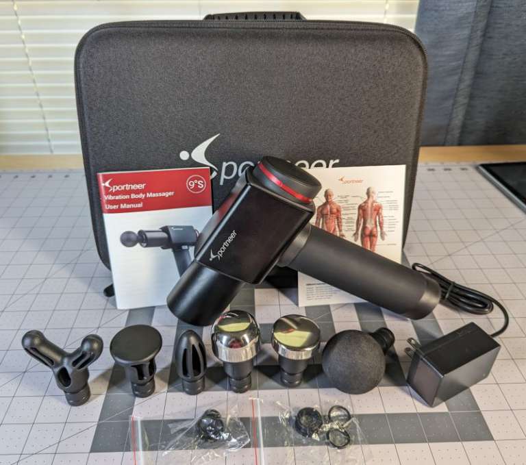 Sportneer Elite D9 percussive massage gun review - A percussive ...