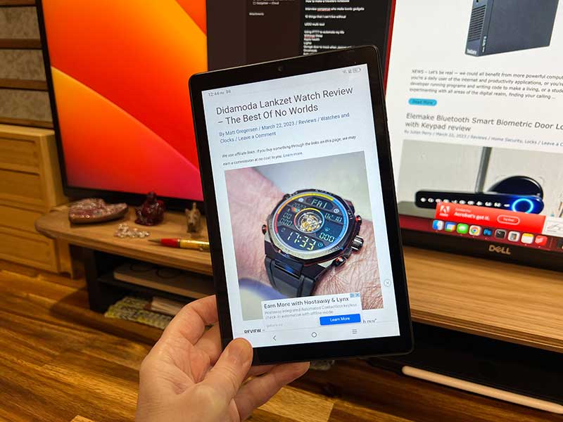 TCL Tab 8 LE Android Tablet Review The Gadgeteer