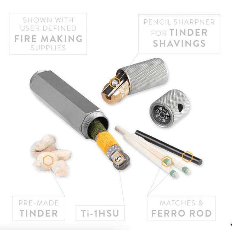 Ti-FST can become a titanium tube of fire making multi-tool coolness ...