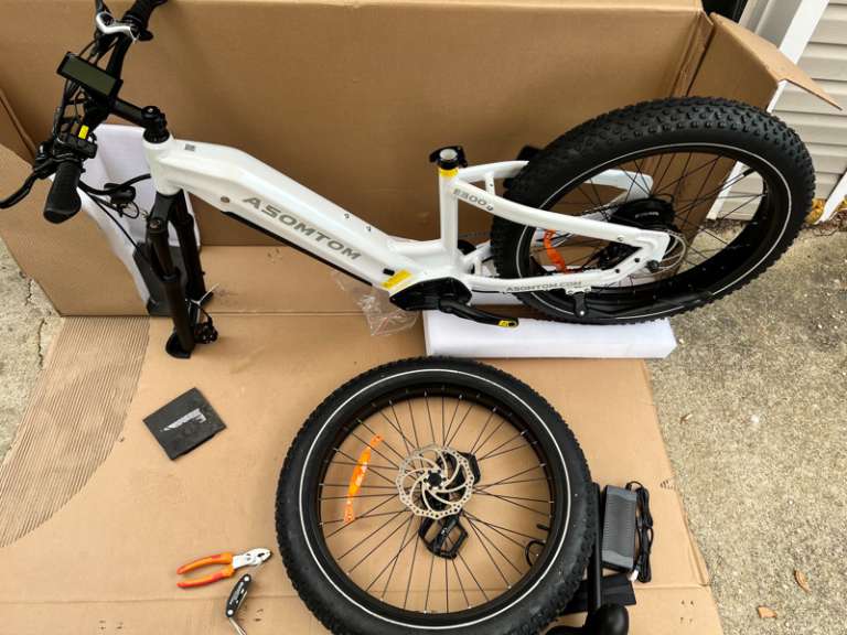 Asomtom E300 step-thru all-terrain electric mountain bike review - The Gadgeteer