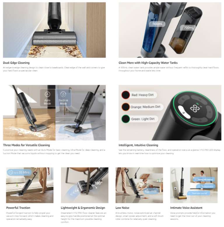 Dreametech H12 PRO Wet Dry Vacuum Cleaner review - The Gadgeteer