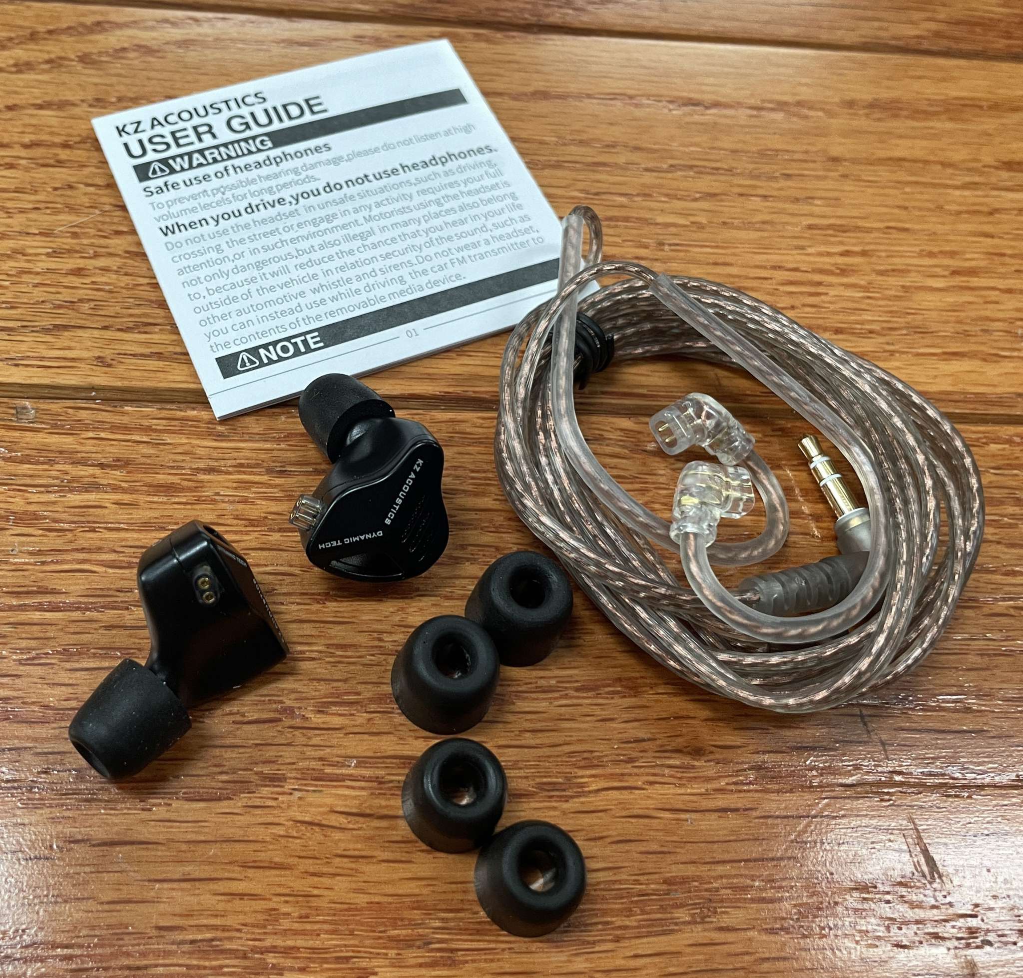 KZ Acoustics KZ-ZVX 10mm Dual Cavity Super Linear Dynamic Earphones ...