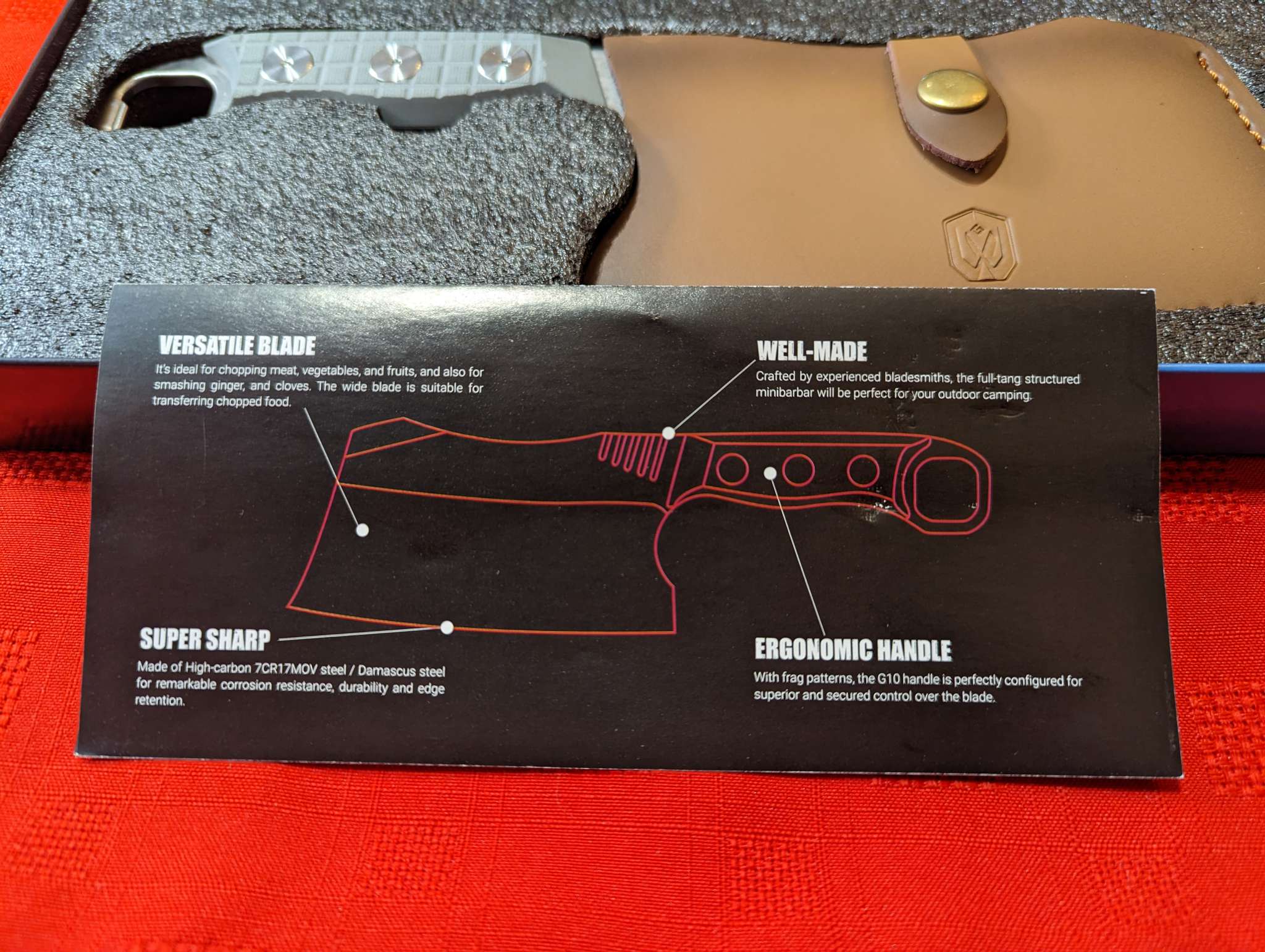 Vosteed Minibarbar knife review - the perfect camping cleaver - The ...