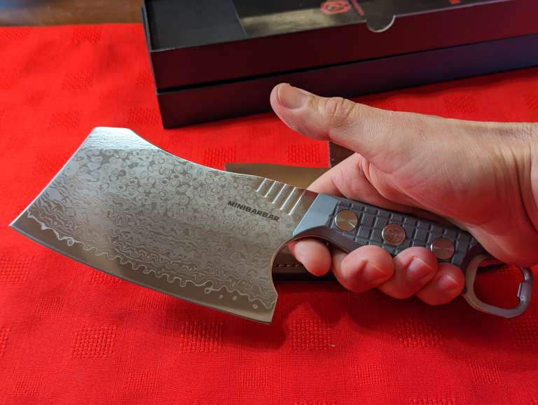 Vosteed Minibarbar knife review - the perfect camping cleaver - The ...