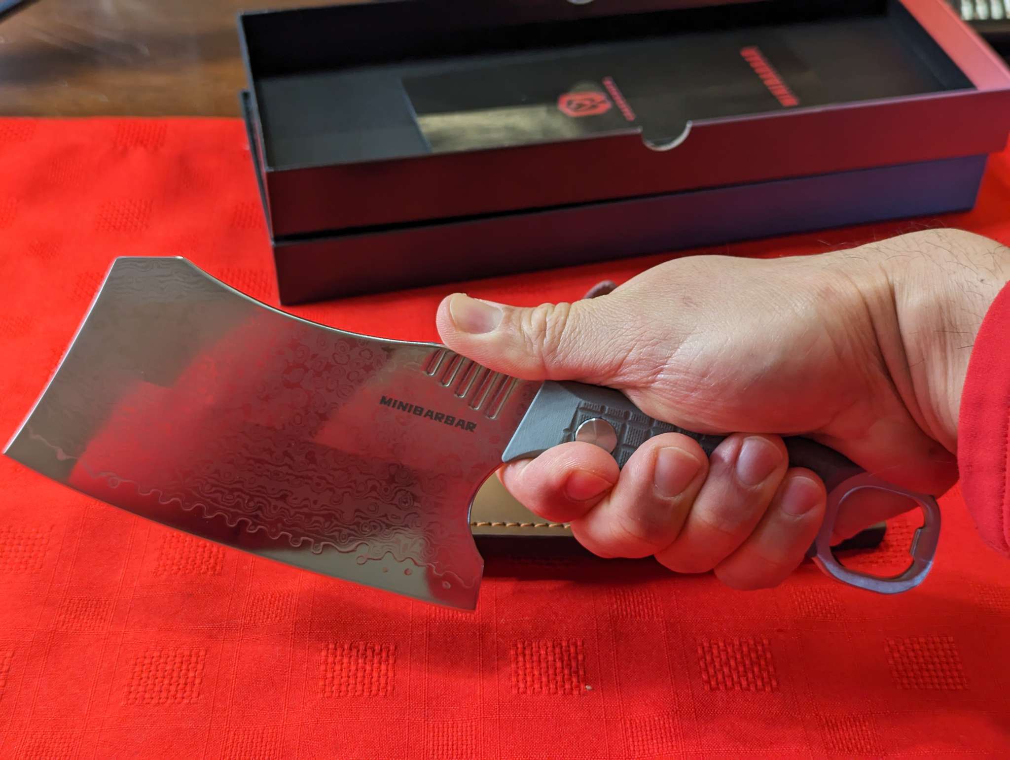 Vosteed Minibarbar knife review - the perfect camping cleaver - The ...