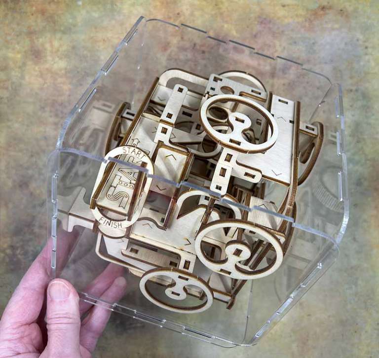 Intrism Mini 3D wooden puzzle review - The Gadgeteer