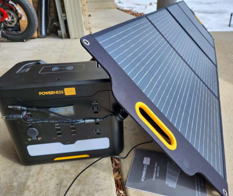 Powerness Hiker U1500 power station and SolarX S200 solar panel review ...