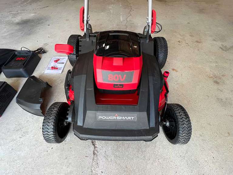 PowerSmart (PS76826SRB) 80V 26'' Cordless Lawn Mower review - The Gadgeteer