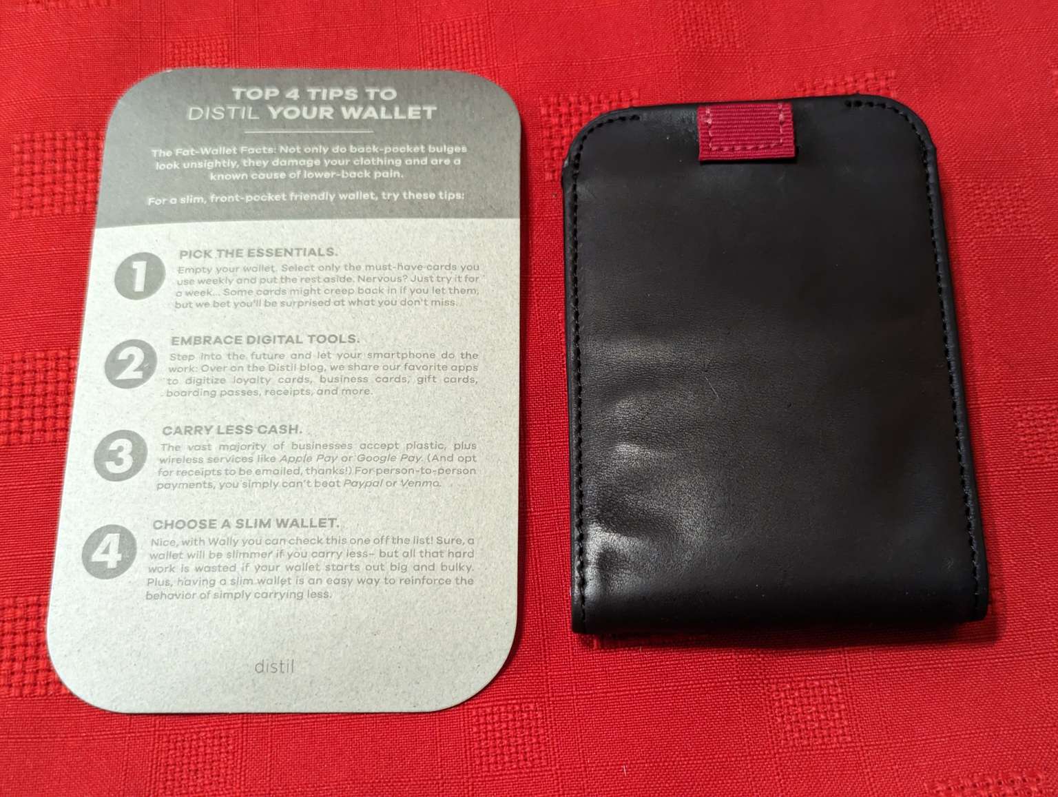 Distil Union Wally Bifold 5.0 slim wallet review - The Gadgeteer