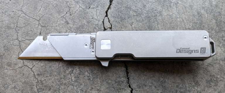 Exceed Designs TiRant Razor V3 titanium utility knife review - the best ...