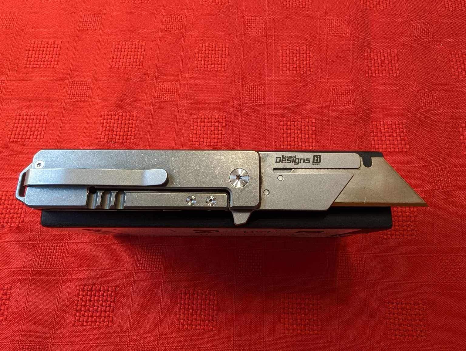 Exceed Designs TiRant Razor V3 titanium utility knife review - the best ...