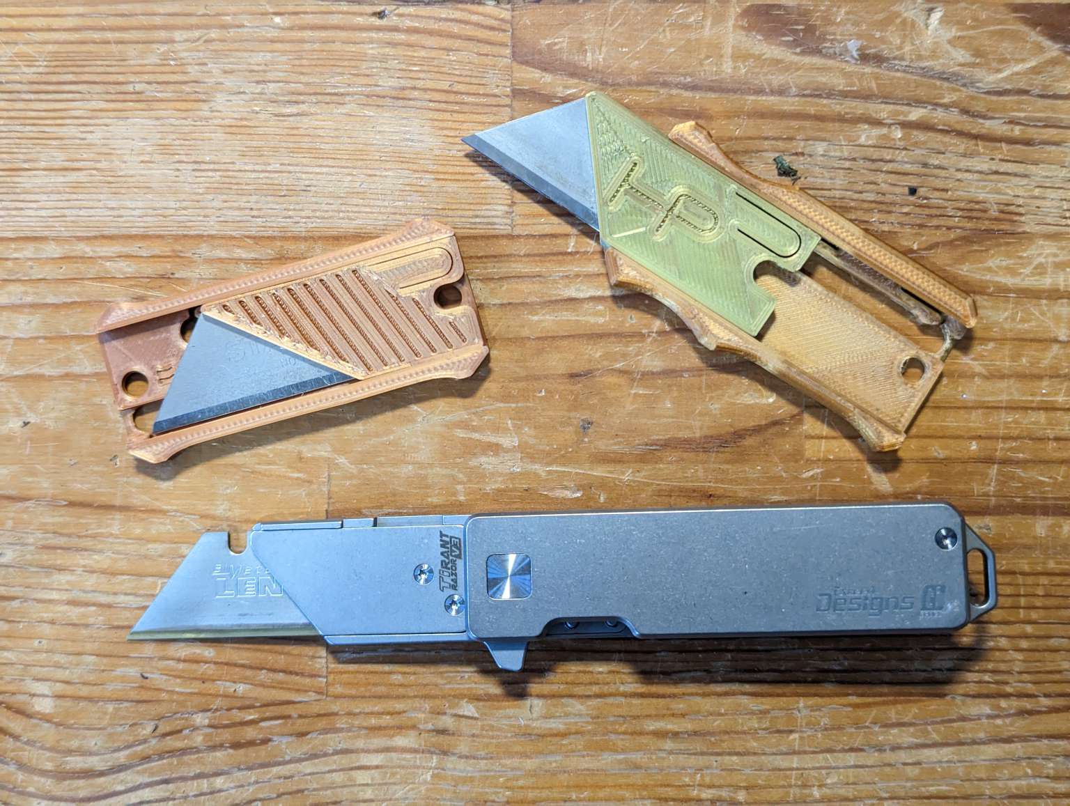 Exceed Designs TiRant Razor V3 titanium utility knife review - the best ...