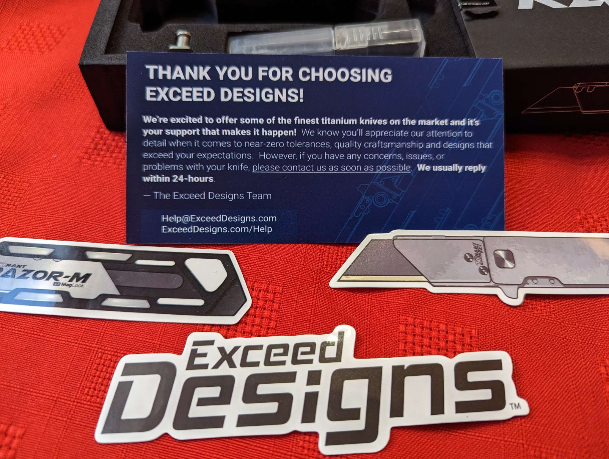 Exceed Designs TiRant Razor V3 titanium utility knife review - the best ...