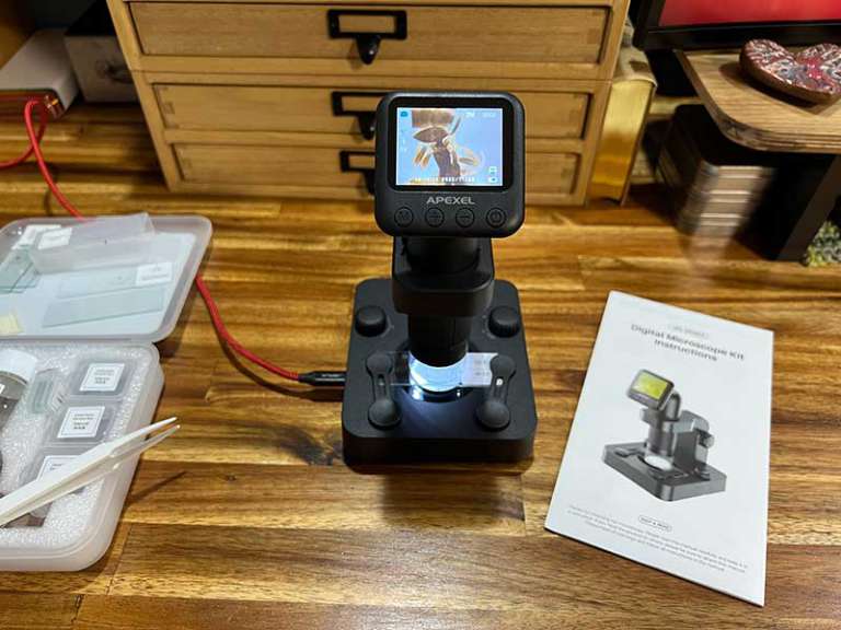 Apexel APL-MS003 digital microscope kit review - The Gadgeteer