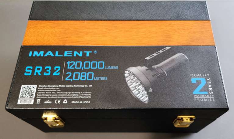 Imalent SR32 Polaris 120,000 lumen flashlight review - Polaris is the ...