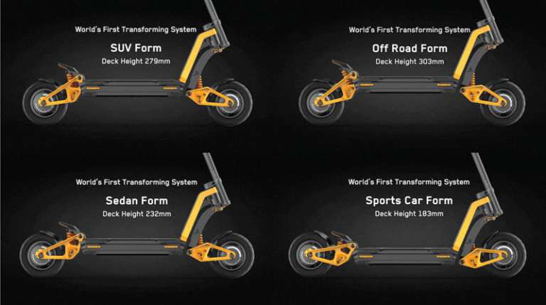 Inmotion RS transforming electric scooter - I can't drive 55! - The ...