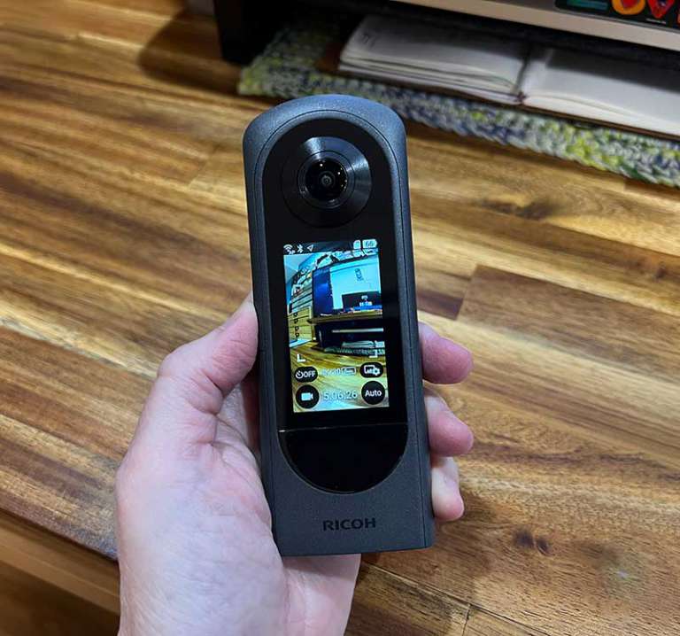 RICOH THETA X 360 degree camera review - The Gadgeteer