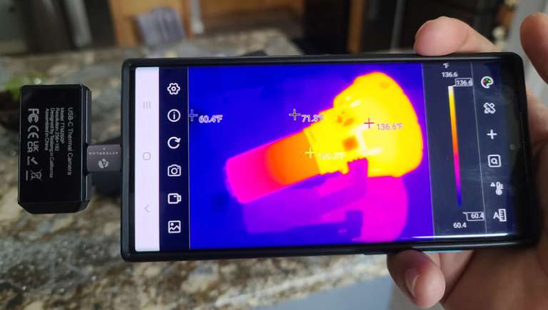 Teslong Thermal Imaging Camera for Android review - see the ...